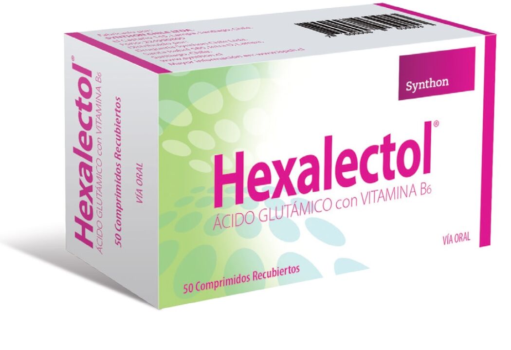 Hexalectol Ácido Glutámico / Vitamina B6 50 Comprimidos Recubiertos ...