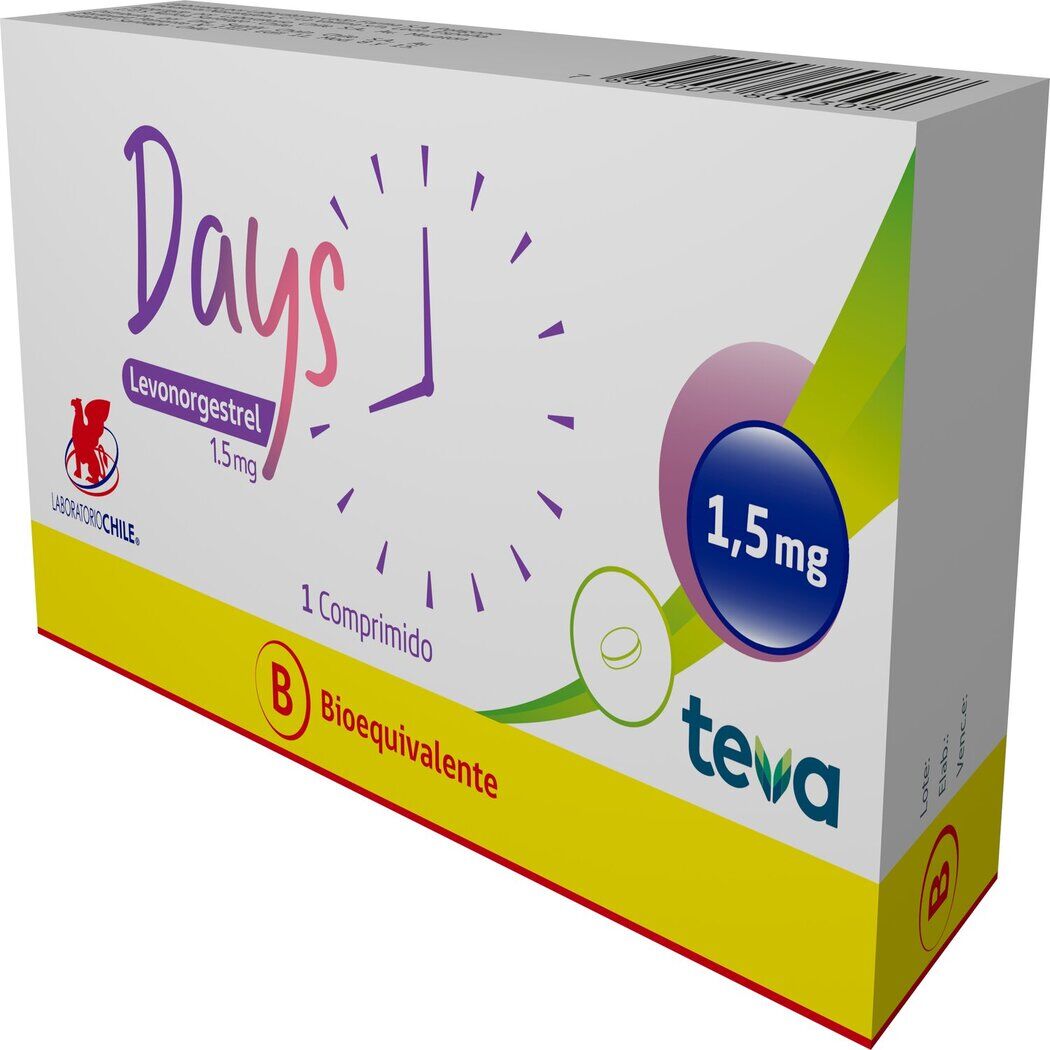 Days (B) Levonorgestrel 1.5mg 1 Comprimido | Productos | Salcobrand