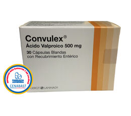 Convulex Ácido Valproico 500mg 30 Cápsulas Blandas | Productos | Salcobrand