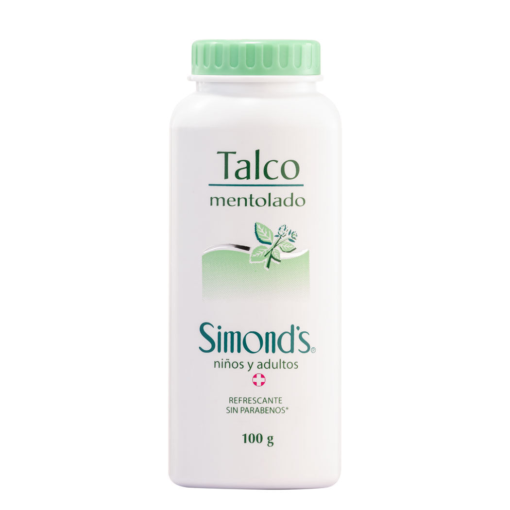 Simond's Talco Mentolado 100g | Productos | Salcobrand