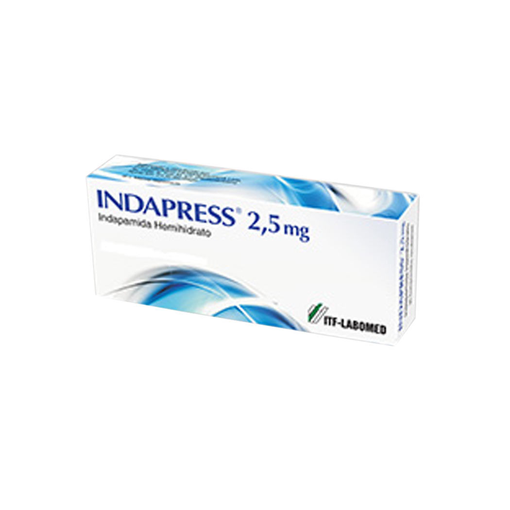 Indapress Indapamida 2.5 mg 60 Com. Rec. | Productos | Salcobrand