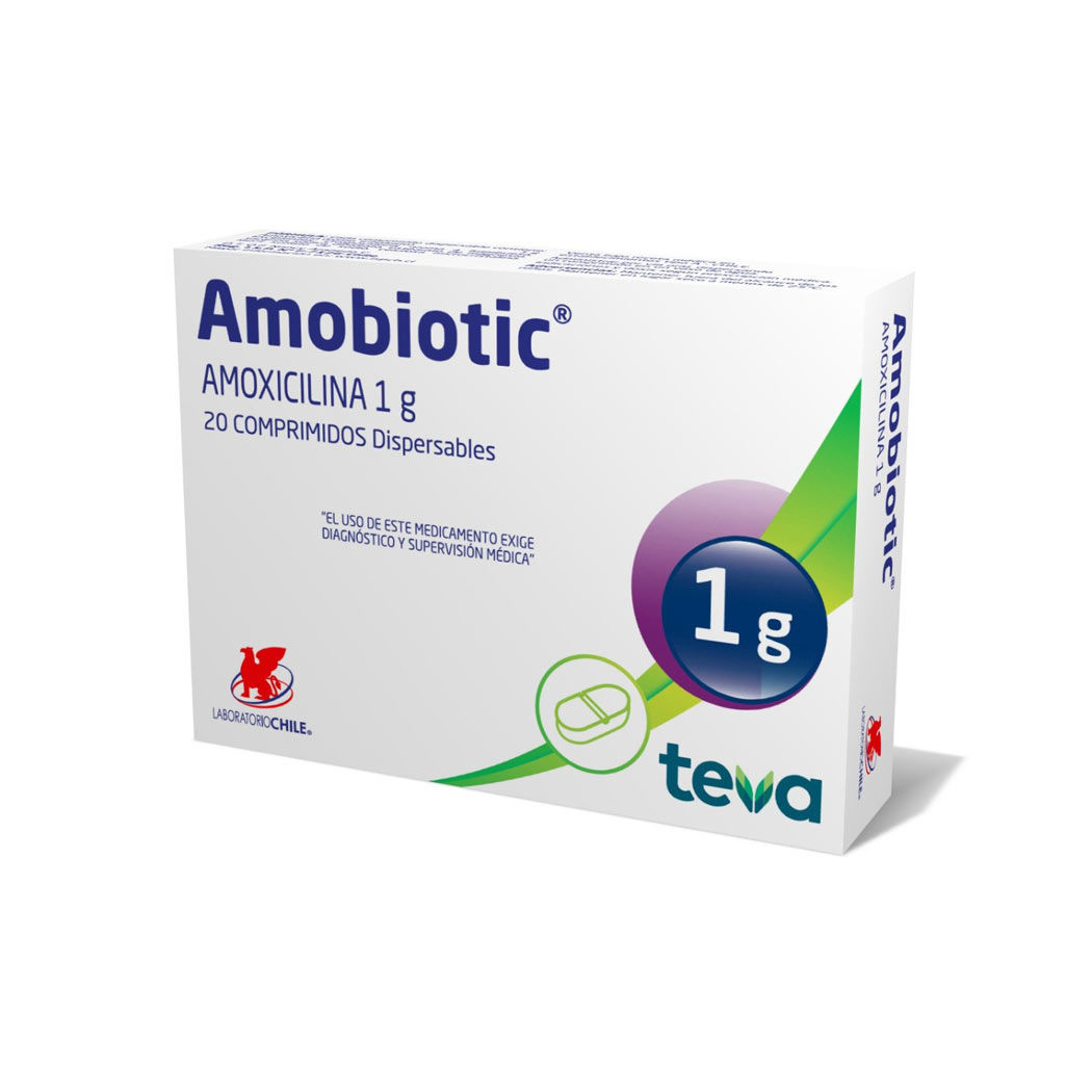 Amobiotic Amoxicilina 1 g 20 Comprimidos | Productos | Salcobrand