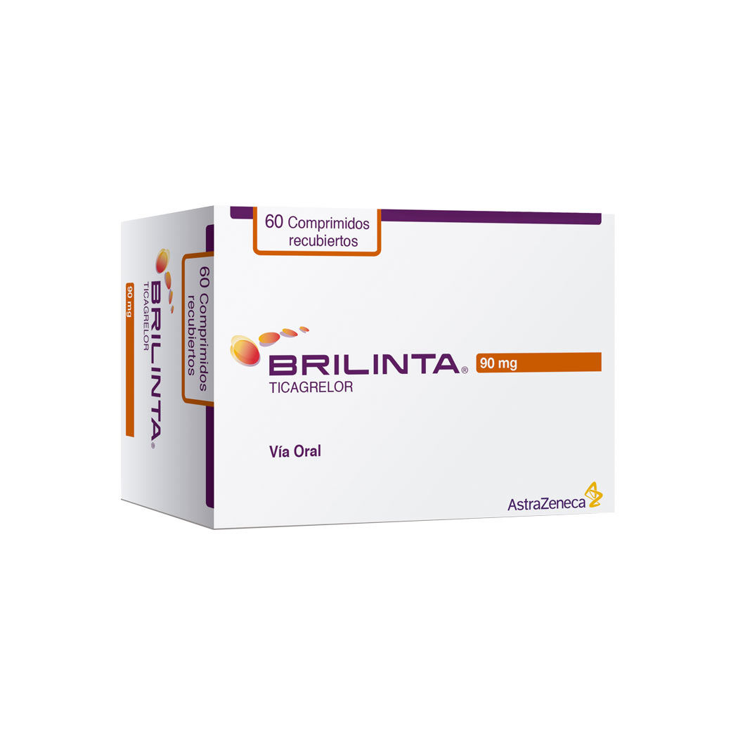 Brilinta 60 comprimidos recubiertos 90 mg | Productos | Salcobrand