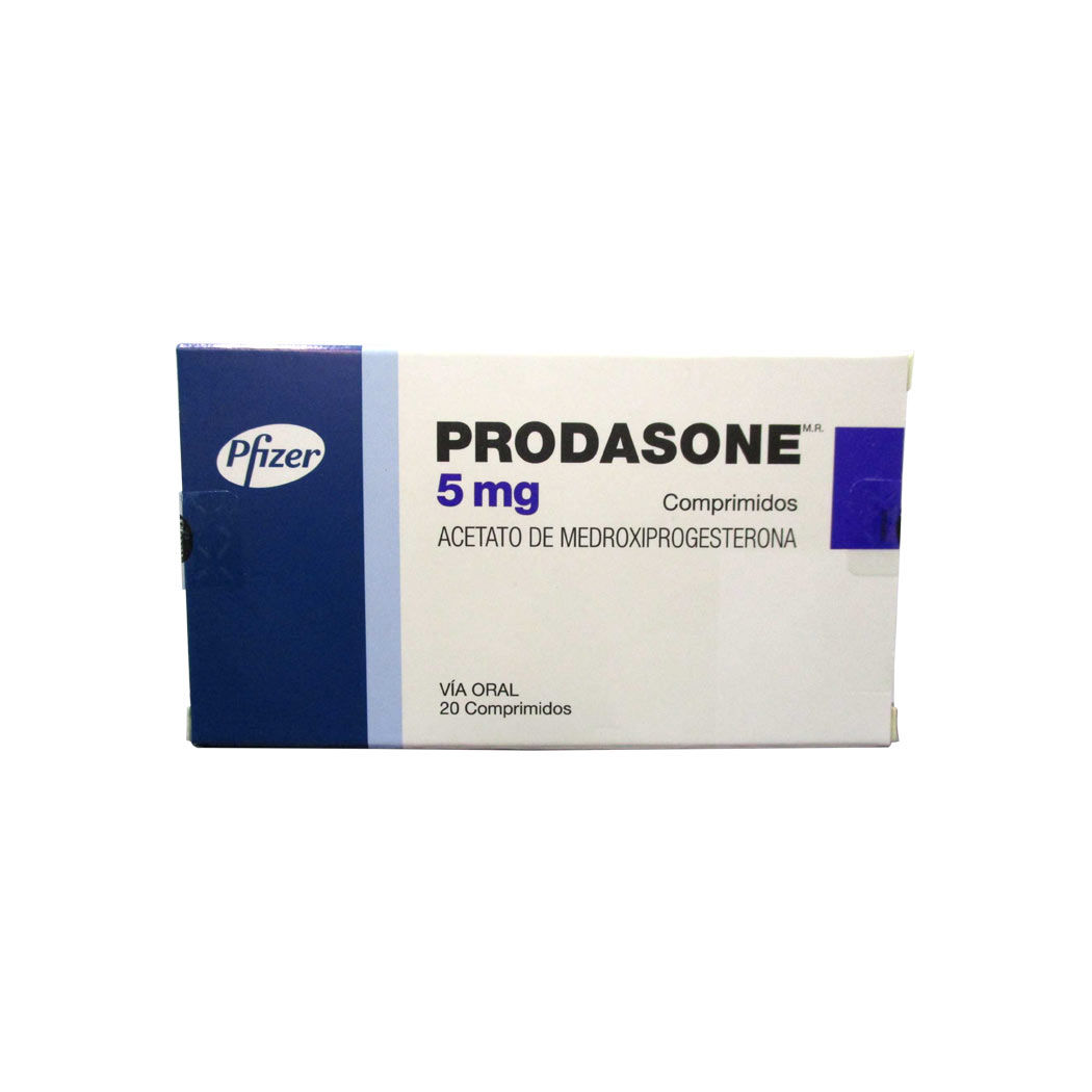 Comprimidos MEDROXIPROGESTERONA PRODASONE 5 mg | Productos | Salcobrand