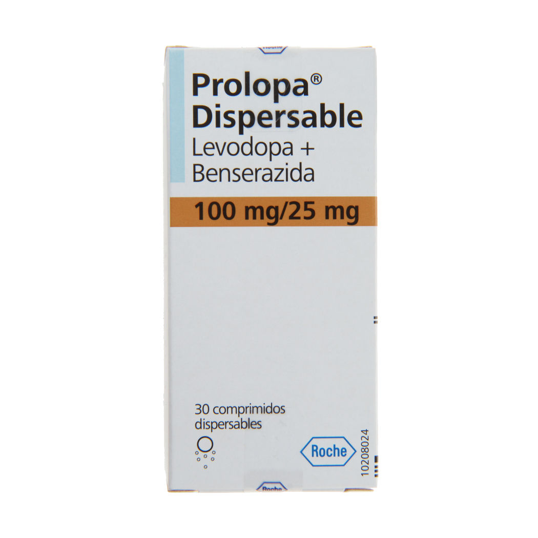 Prolopa dispersable 30 comp. 100/25 mg | Productos | Salcobrand