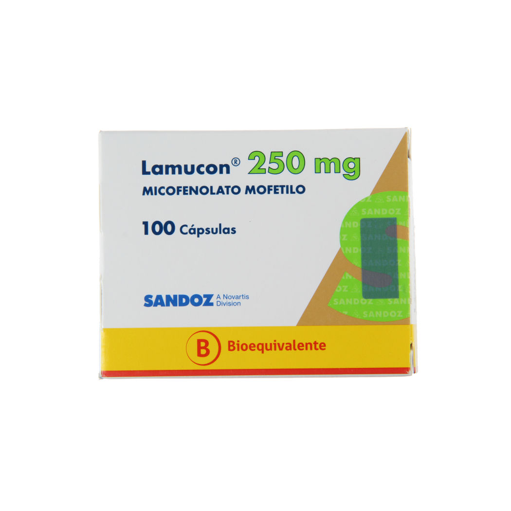 Lamucon (B) Micofenolato Mofetilo 250 mg 100 Comprimidos | Productos ...