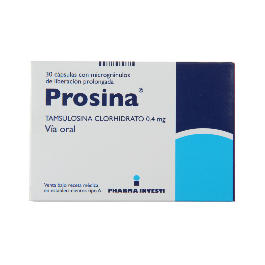 Prosina Tamsulosina 0.4mg 30 Cápsulas Prolongadas | Productos | Salcobrand