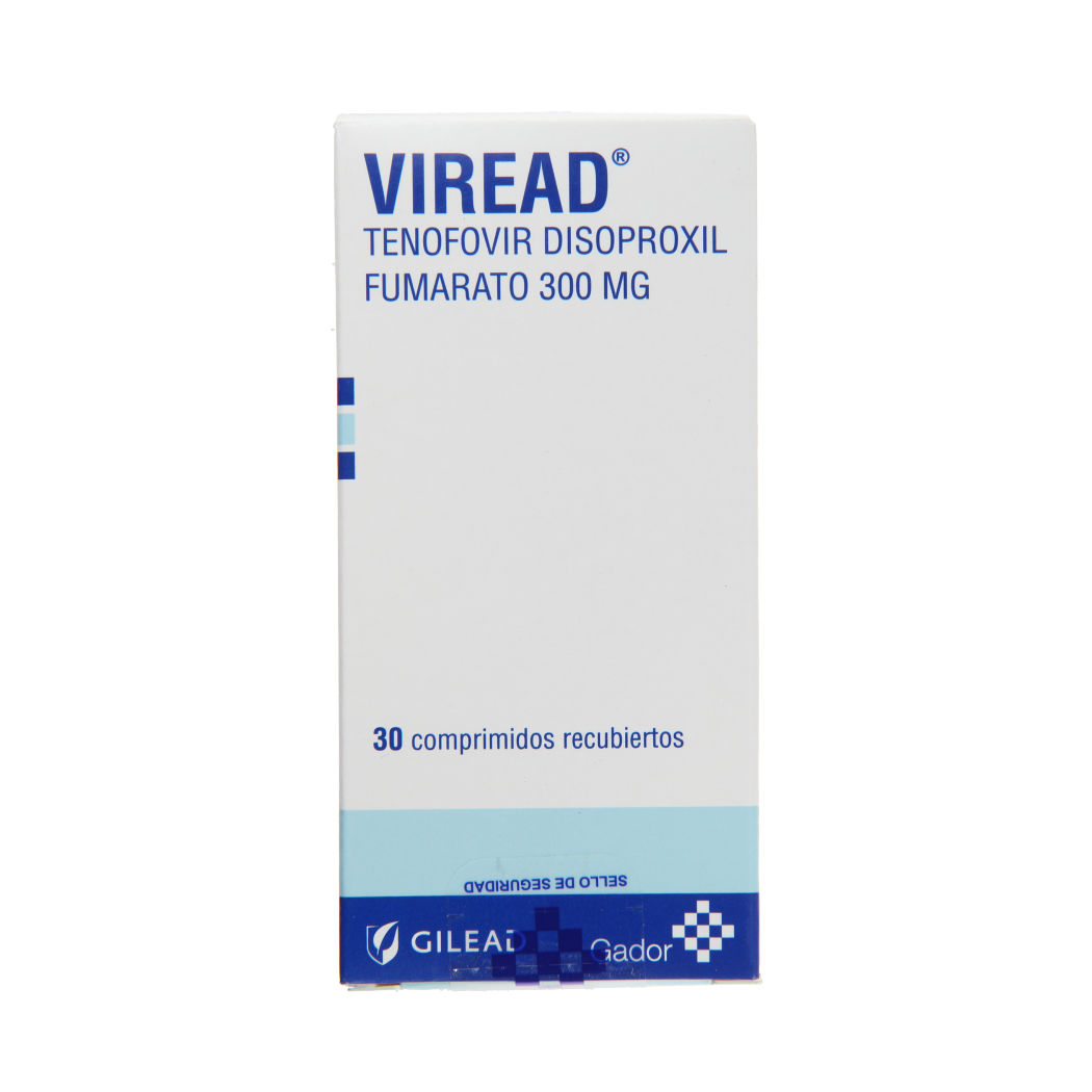 Tenofovir Viread (R) 300 mg 30 Comprimidos Recubiertos | Productos ...