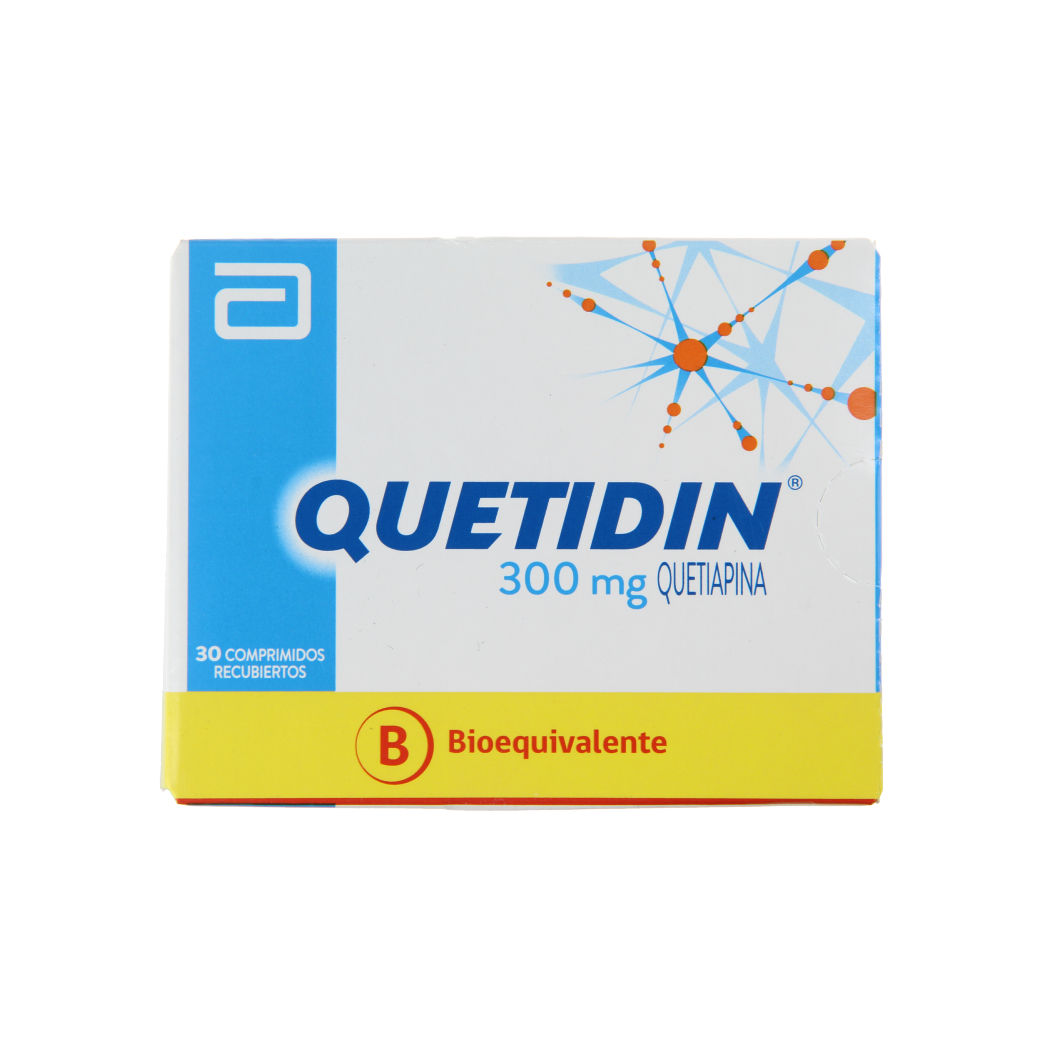 Quetidin (B) Quetiapina 300 mg 30 Com. Rec. | Productos | Salcobrand