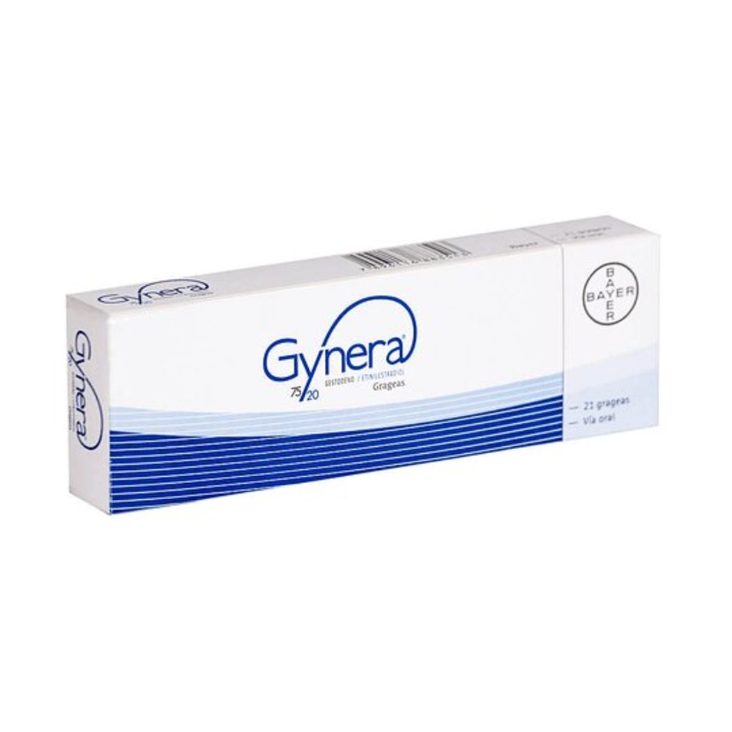 Gynera 75/20 Etinilestradiol / Gestodeno 21 Grageas | Productos ...