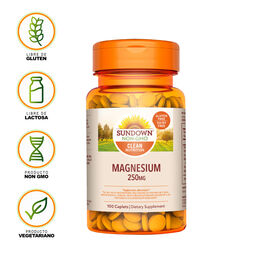 Sundown Magnesium 250mg 100 Tabletas | Productos | Salcobrand