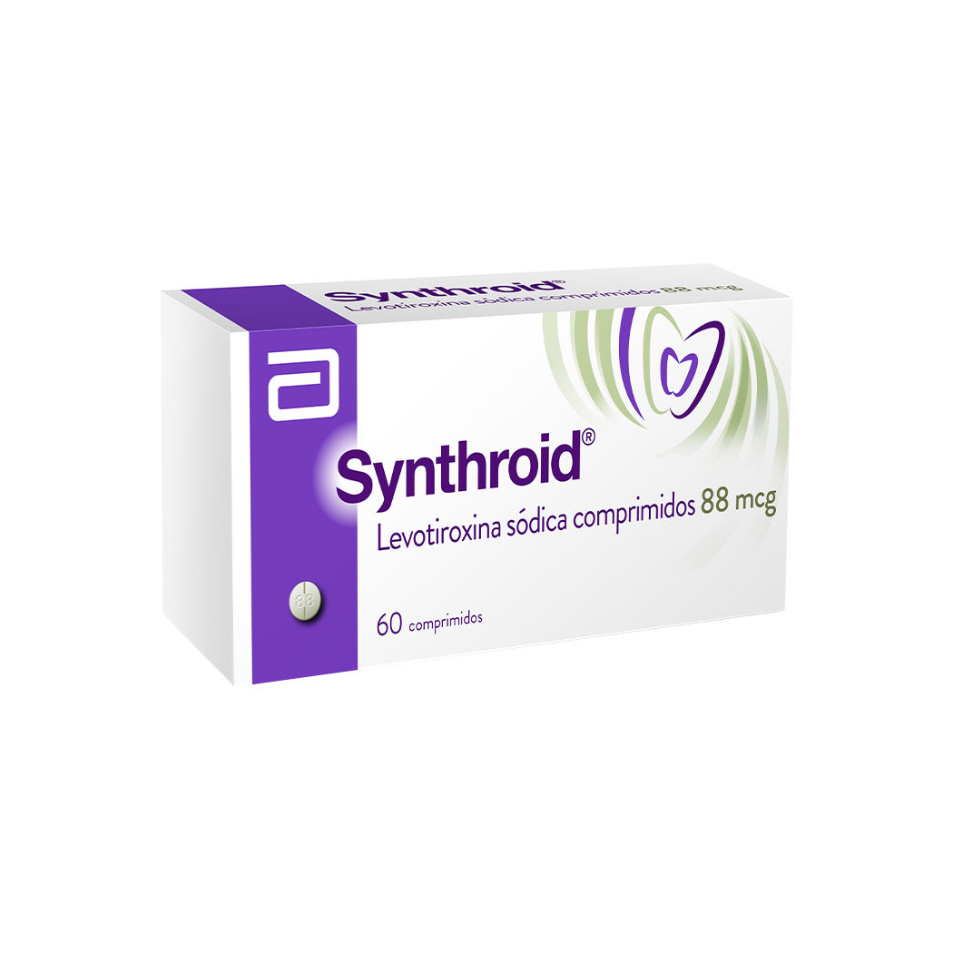 Synthroid Levotiroxina Sódica 88 mcg 60 Com. Rec. | Productos | Salcobrand