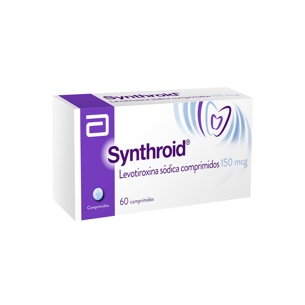 Synthroid Levotiroxina Sódica 150 mcg 60 Com. Rec. | Productos | Salcobrand