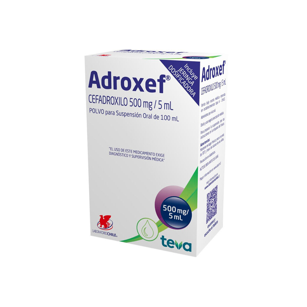 Adroxef Cefadroxilo 500 mg Suspensión 100 ml | Productos | Salcobrand