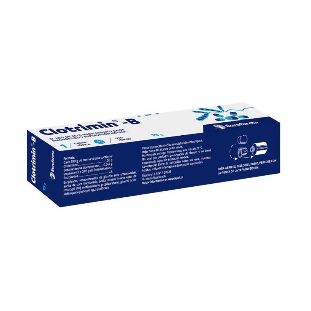 Clotrimin B Betametasona Crema Tópica 15 gr | Productos | Salcobrand