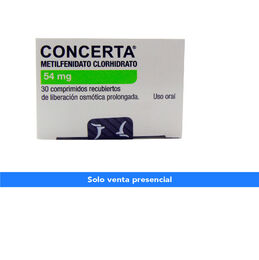 Concerta 54mg x 30 Comprimidos | Productos | Salcobrand