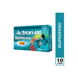 Actron Ibuprofeno 400mg 10 Cápsulas Blandas | Productos | Salcobrand