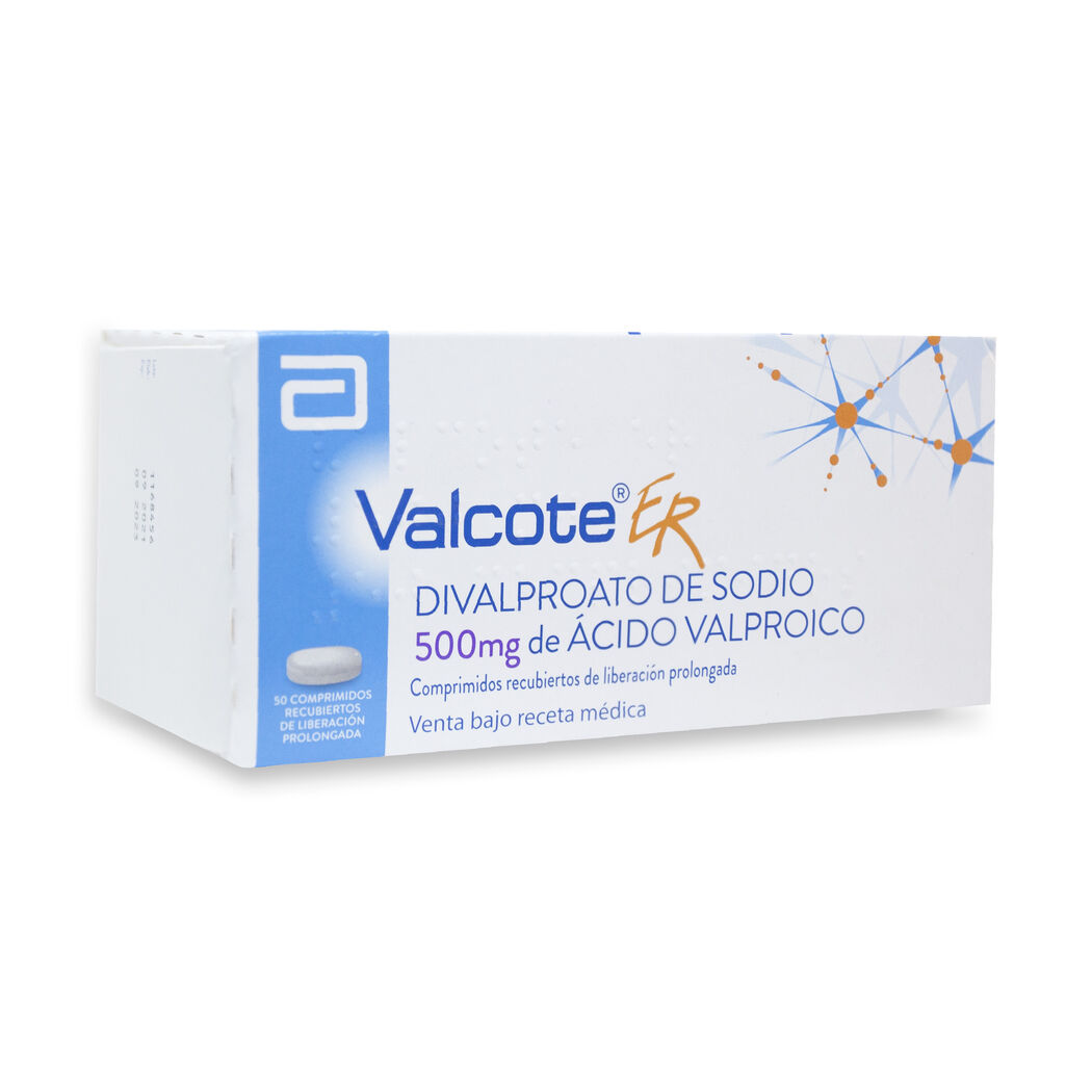 Valcote Er Divalproato de Sodio 500 mg 50 Com. Rec | Productos | Salcobrand