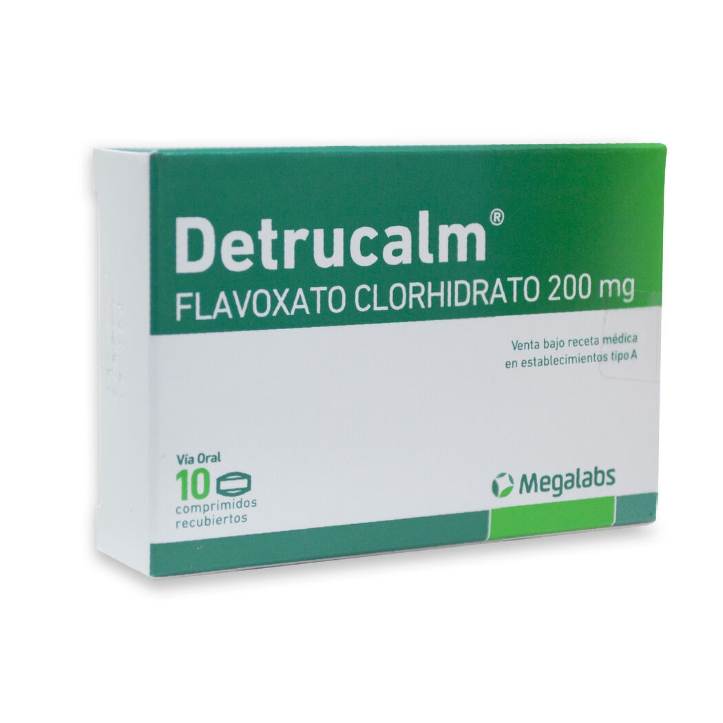 Detrucalm Flavoxato 200 mg 10 Comp. | Productos | Salcobrand