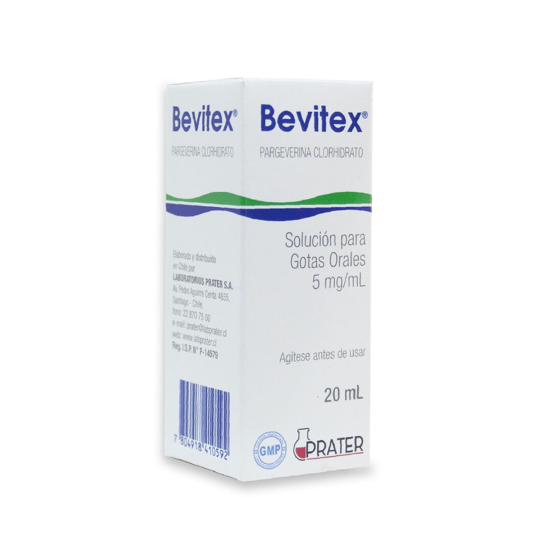 Bevitex Pargeverina 5 mg/ml Gotas 20 ml | Productos | Salcobrand