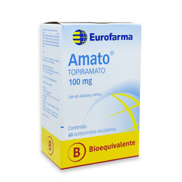 Amato (b) topiramato x 60 comprimidos 100 mg | Productos | Salcobrand