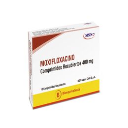 Avelox (R) Moxifloxacino 400mg 10 Comprimidos Recubiertos | Productos ...