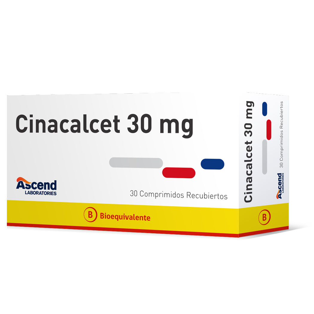 Cinacalcet (B) 30mg 30 Comprimidos Recubiertos | Productos | Salcobrand