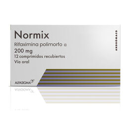 Normix Rifaximina 200mg 12 Comprimidos Recubiertos | Productos | Salcobrand
