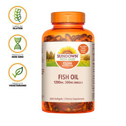 Sundown Fish Oil 1200mg 200 Cápsulas | Productos | Salcobrand